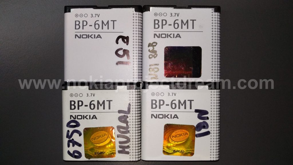 Nokia BP-6MT Battery – Nokia Project Dream