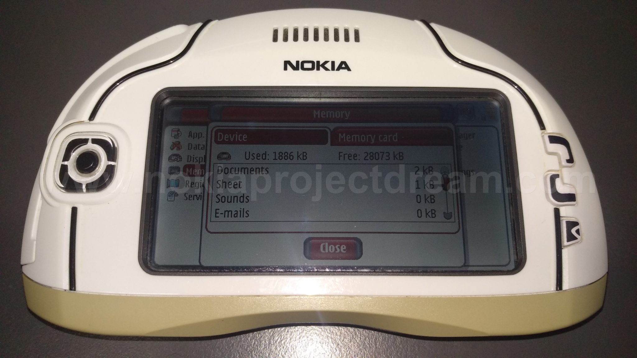 Nokia 7700 (Prototipo) – Nokia Project Dream