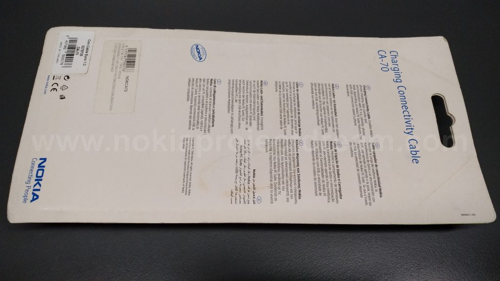 Nokia CA-70 Charging Connectivity Cable in Blister – Nokia Project Dream
