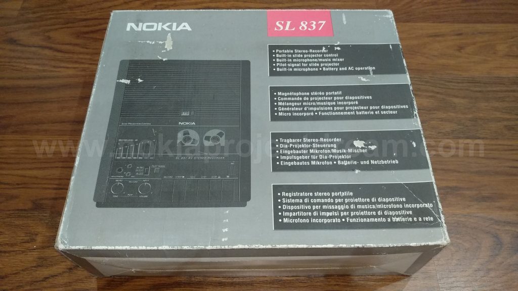 Nokia SL 837 Cassette Stereo Recorder – Nokia Project Dream