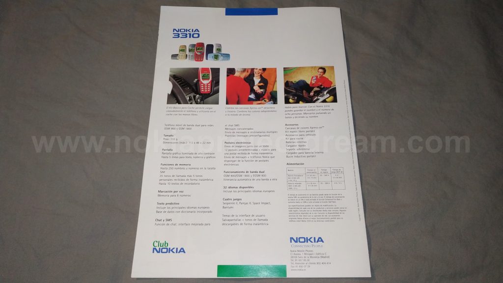 Nokia 3310 Advertising Brochure – Nokia Project Dream