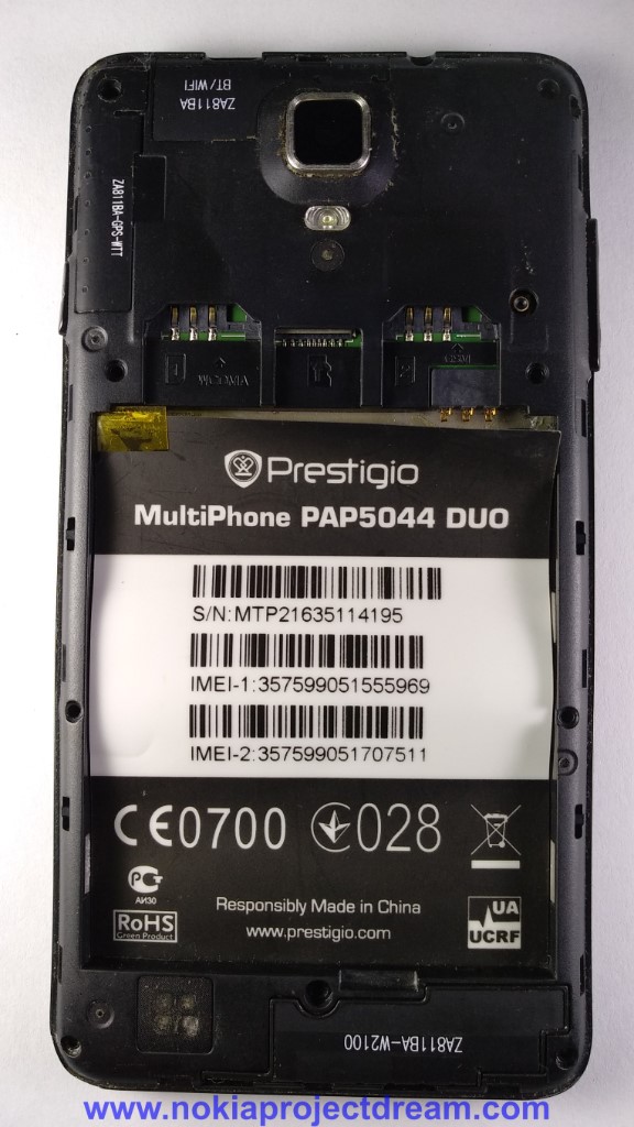 Prestigio Multiphone PAP5044 DUO – Nokia Project Dream