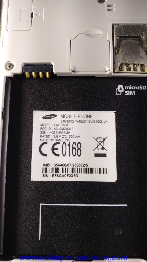 Samsung SM-G531F – Galaxy Grand Prime VE – Nokia Project Dream