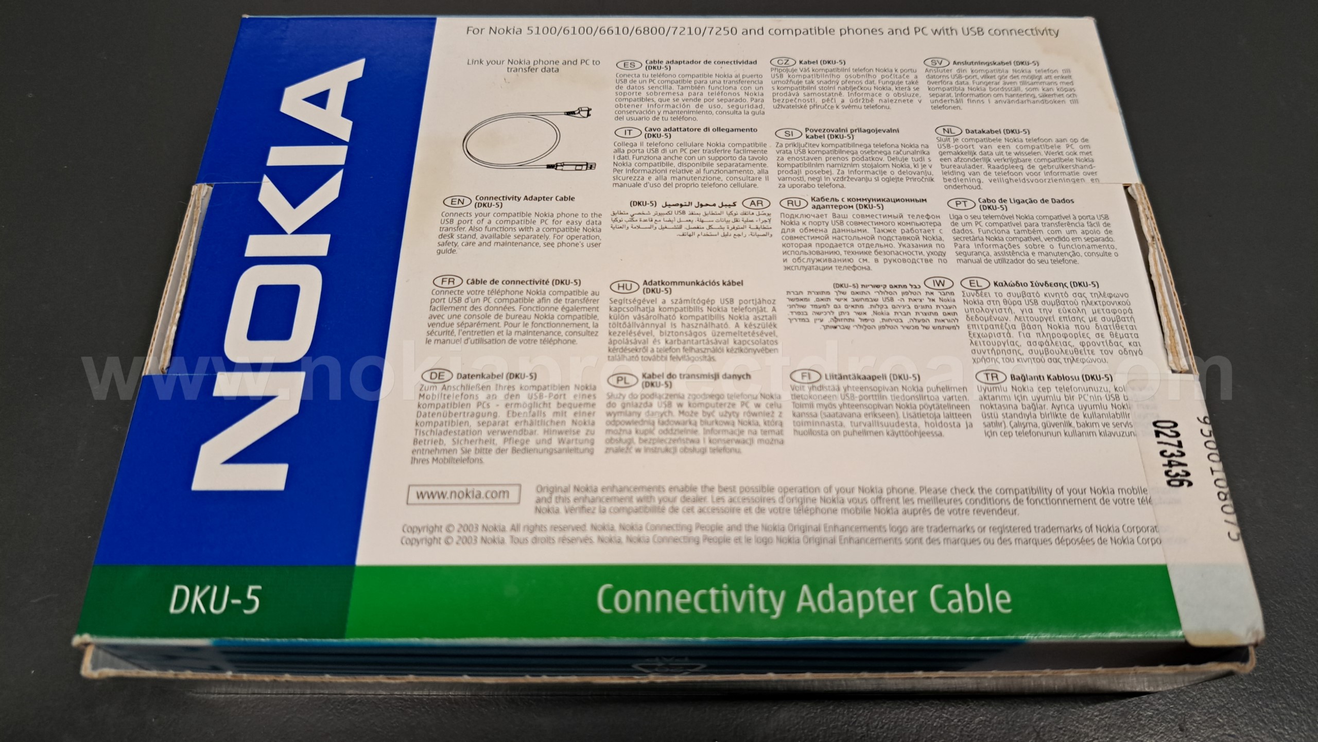 Nokia DKU-5 Connectivity Adapter USB Cable – Nokia Project Dream