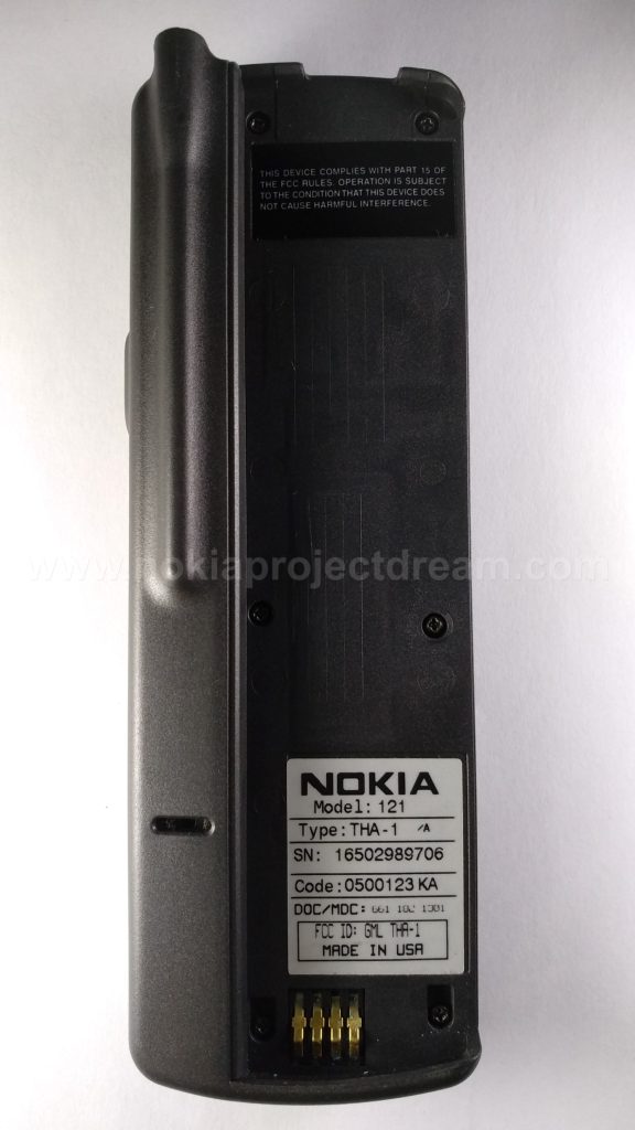 Nokia 121 AMPS THA-1 – Nokia Project Dream