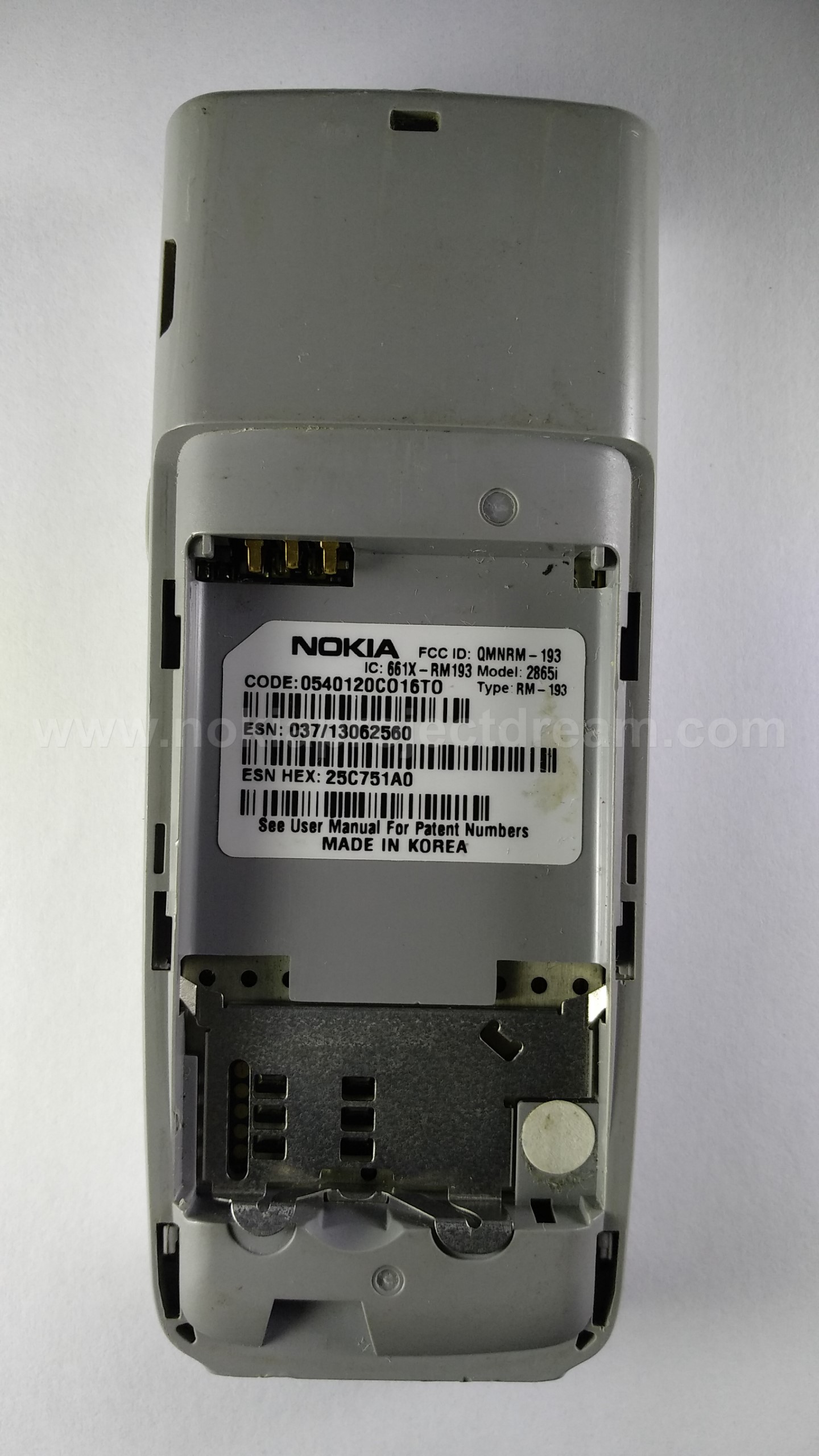 Nokia 2865i RM-193 – Nokia Project Dream