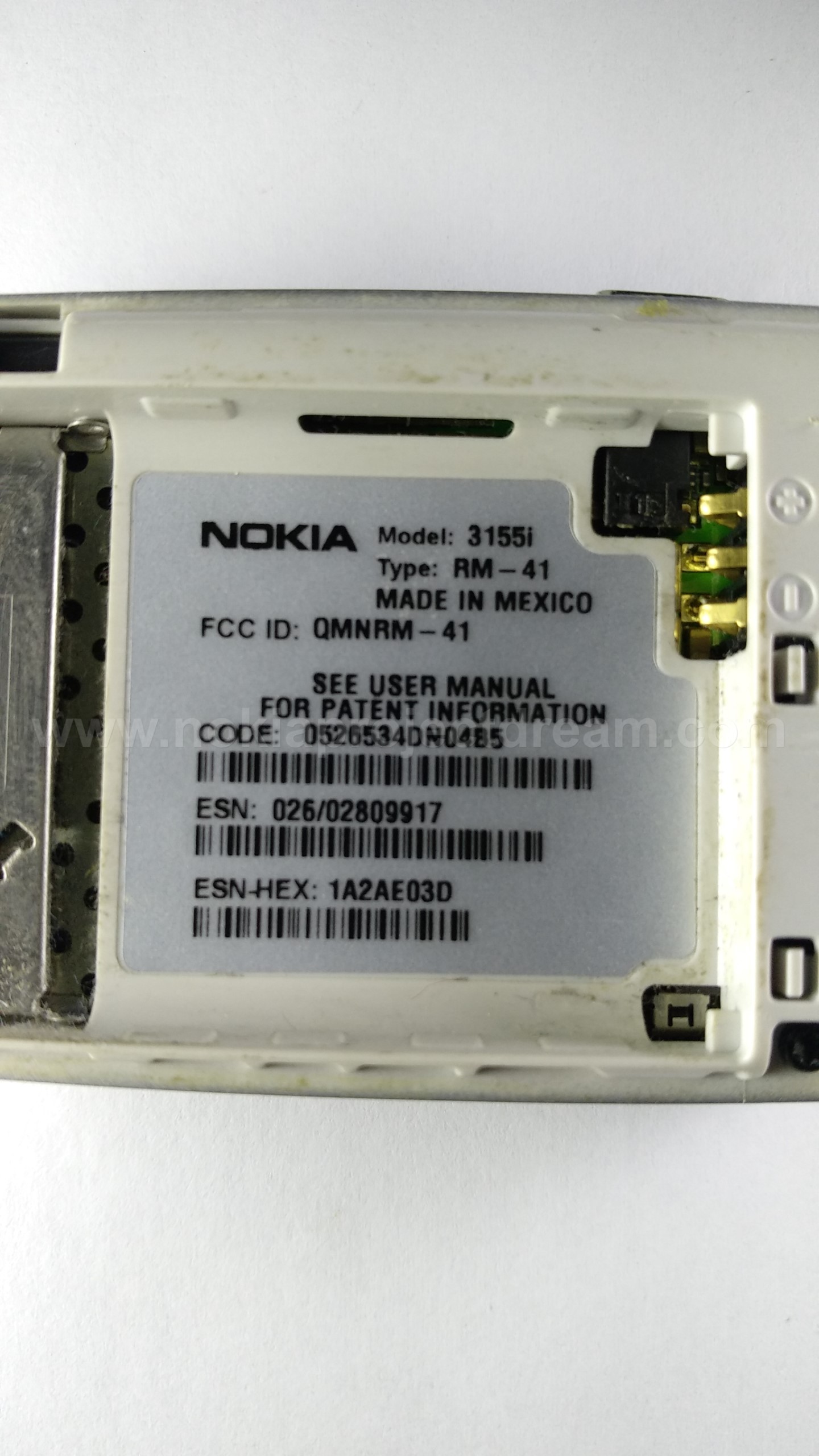 Nokia 3155i RM-41 – Nokia Project Dream