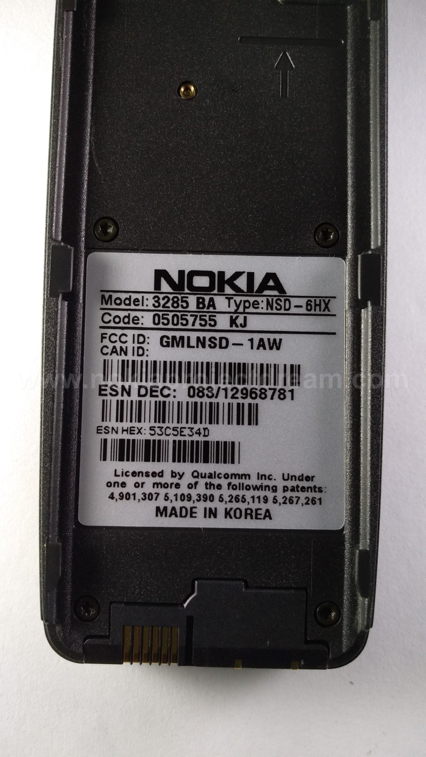 Nokia 3285 BA NSD-6HX – Nokia Project Dream