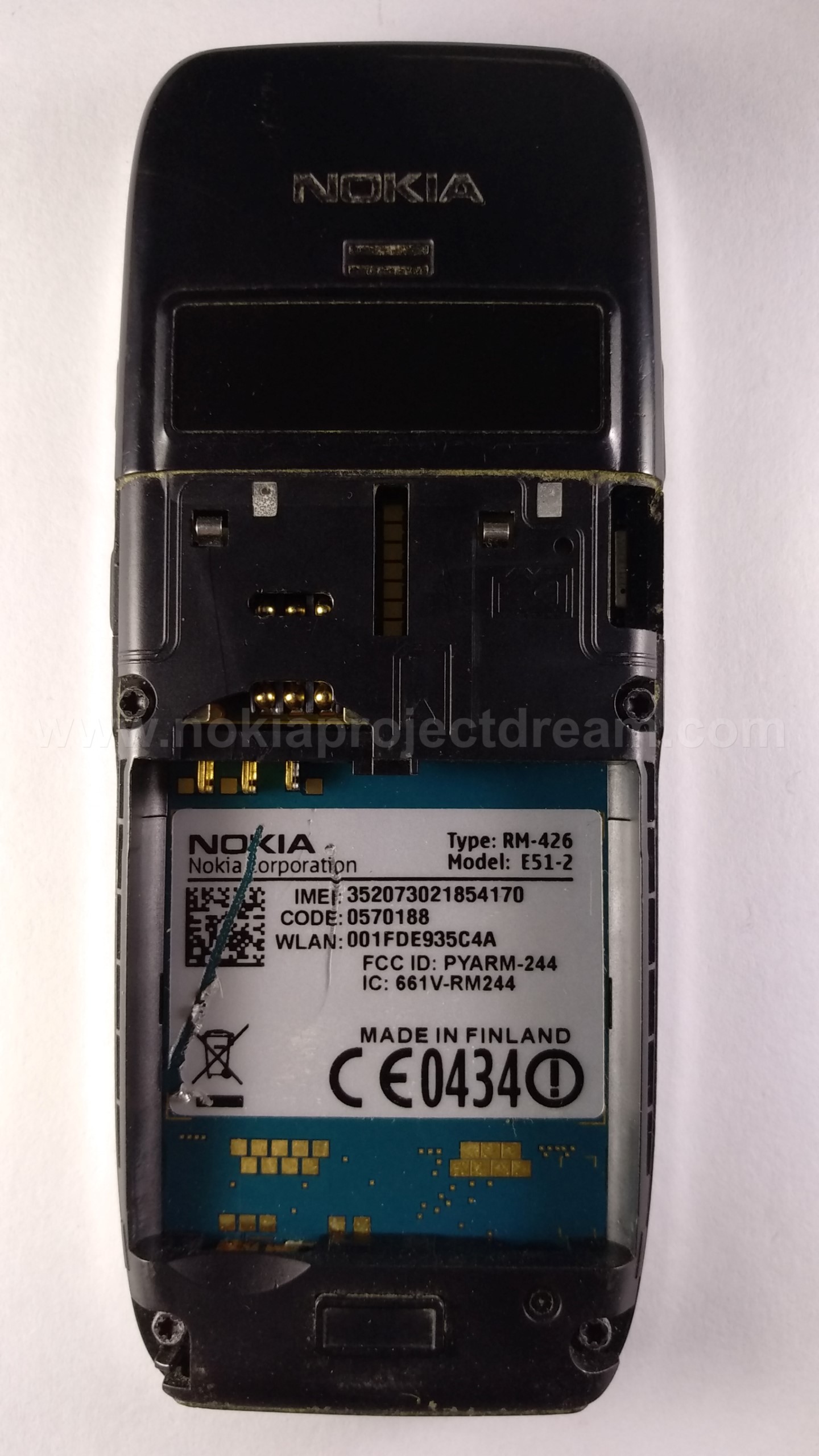 Nokia E51-2 Camera Free RM-426 – Nokia Project Dream