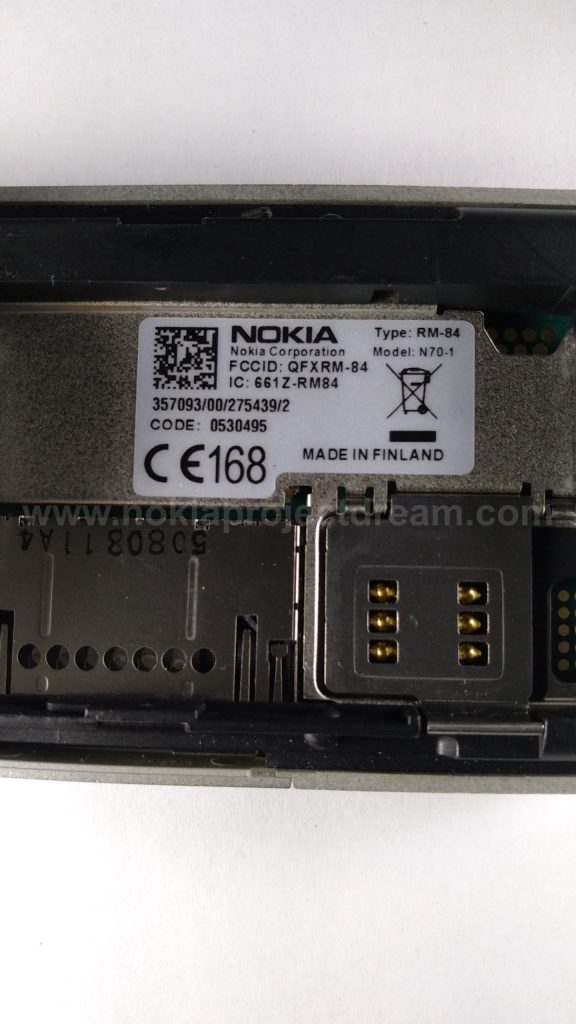 Nokia N70-1 RM-84 – Nokia Project Dream