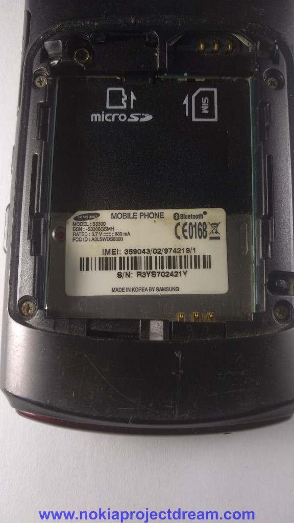 Samsung S8300 Ultra Touch – Nokia Project Dream