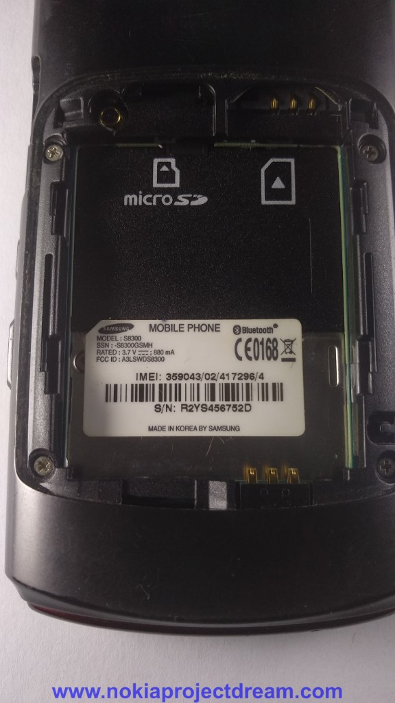 Samsung S8300 Ultra Touch – Nokia Project Dream